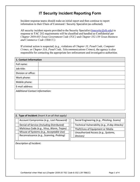 Incident Report Sample Letter For Missing Item Master Of Template Document