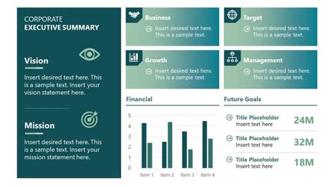One Pager Executive Summary Powerpoint Template