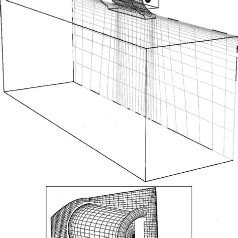 Computational Domain Discretized With Overset Grids Every Other Grid Download Scientific