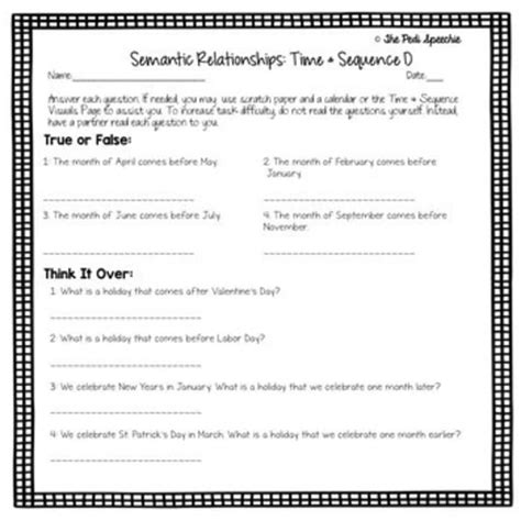 Semantic Relationships Speech And Language Therapy Speech Therapy