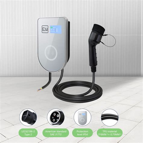 32a 22kw Charger Type 1 Type 2 Connector Ac Charger Bluetooth App Ocpp Ac Ev Charger With Power
