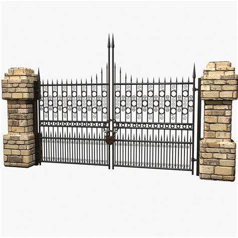 Gate 3d Model 10 Max Obj Fbx Free3d