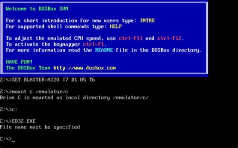 Ms Dos Shareware Frostbyte Edlin Av Free Download Borrow And