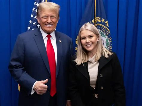 Its Those Lips Trump Praises Best Press Secretary Karoline