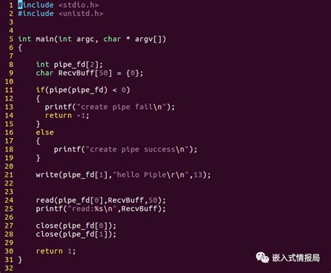 Linux应用编程之 管道通信 无名管道实例 技术阅读 半导体技术