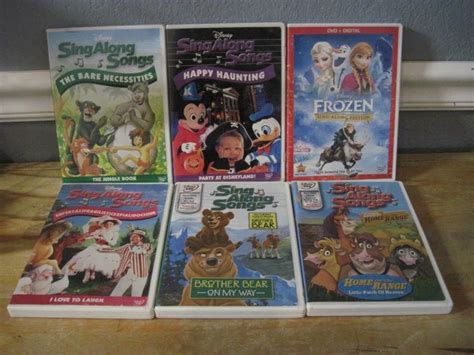 Disney Sing Along Songs Dvd Lot 6 Happy Haunting Party At Disneyland
