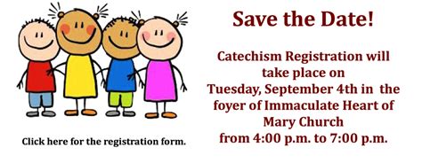 Catechism Registration St Elizabeth Of The Trinity