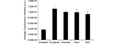 Average Fluorescence Intensities Obtained From Untreated Cells
