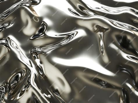 Liquid mercury texture background composition | Premium AI-generated image