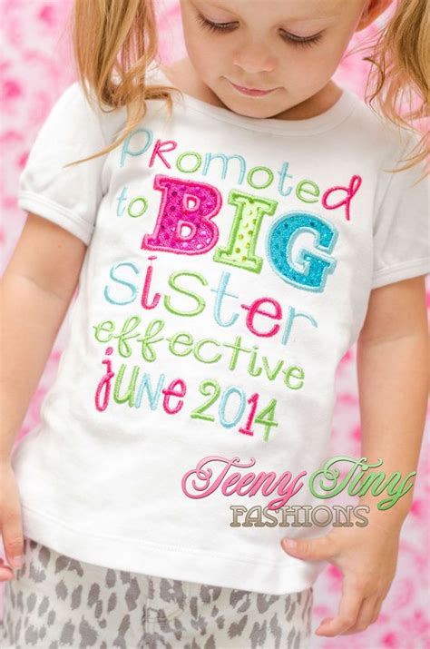 Big Sister Shirt ~ Promoted To Big Sister ~ Big Sister Announcement