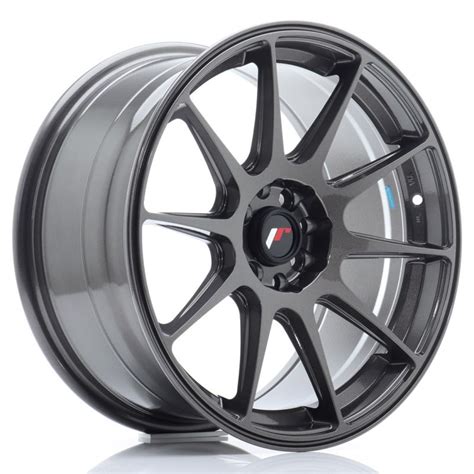 Japan Racing Jr Wheels Jr11 17x82 Et35 4x1001143 Hyper Gray Alloy Wheels