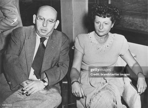 Austrian Composer Hanns Eisler With His Wife Louise 1947 News Photo Getty Images