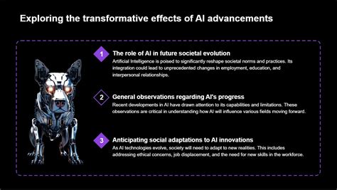 Technology Slides Templates Robot Theme Template Autoppt