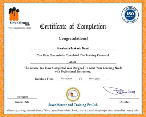 Harshada Desai On Linkedin Successfully Completed Ccnalinuxceh