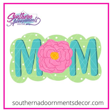 Mom Template And Digital Cut File Southern Adoornments Decor