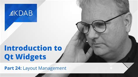 Introduction To Qt Widgets Part Layout Management YouTube