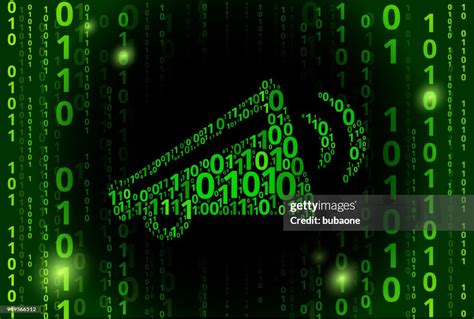 Broadcasting Megaphone Binary Code Vector Pattern Background High Res
