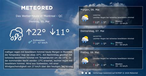 Wetter Montreal Qc 14 Tage Meteored Deutschland
