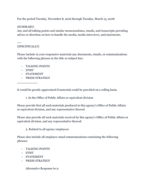 18 F 0658 Request Description Attachment Documentcloud