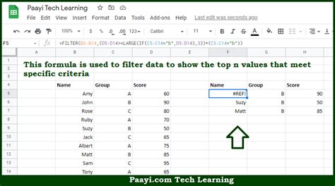 Learn How To Filter On Top N Values With Criteria In Google Sheets