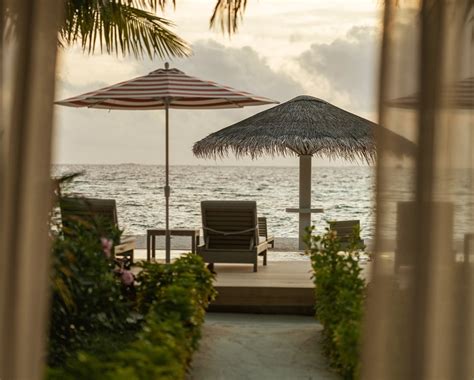 Sunset Beach Pavilion In The Maldives Sun Siyam Olhuveli