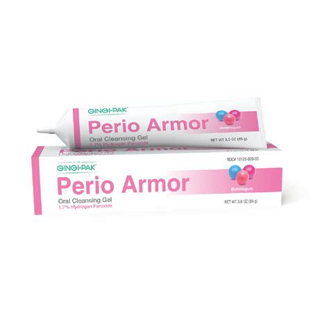 Gingi Pak Perio Armor 1 7 Hp Oral Cleansing Gel For Healthy Gums And A White Smile Boost