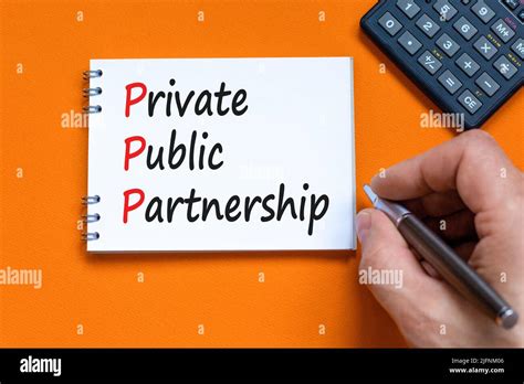 Ppp Private Public Partnership Symbol Concept Words Ppp Private Public