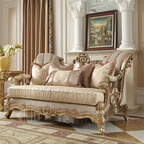 Classic Fabric Sofa Set Hd 663 Traditional Sofas