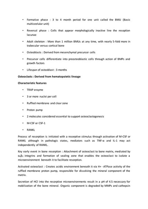 Bone Remodelling And Types Of Bone Docx Bone And Joint Conditions