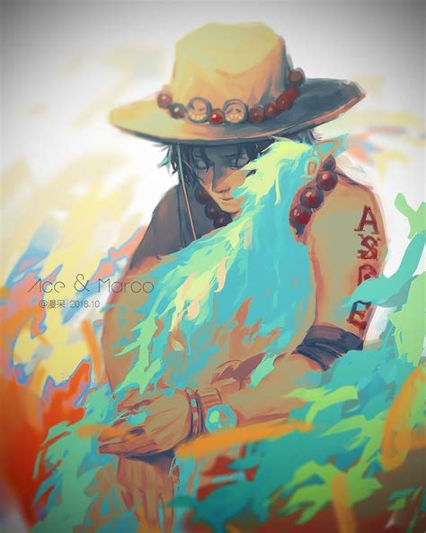 Tags Fanart One Piece Portgas D Ace Marco One Piece Weibo One