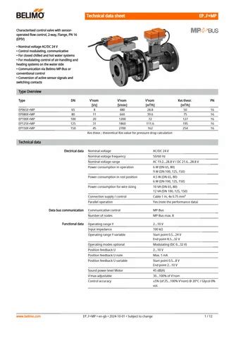 80mm Dia 2 Way Picv With Modulating Actuator Ep080f Mp At ₹ 88070 00 Vip Nagar Kolkata Id