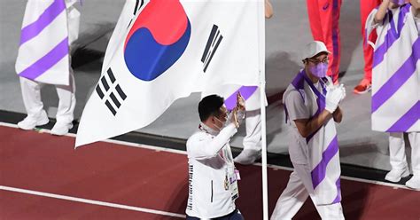 패럴림픽 보치아 정호원 폐회식 기수