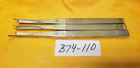Silver Osteotome 7single Guard Straight Right Curved Plastic Surgery