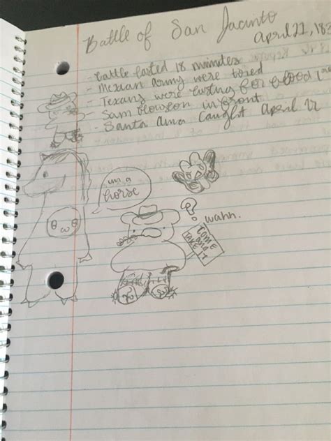 Doodling As Notes Note Doodles History Notes Class Notes