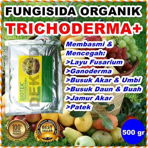 Trichoderma Biotek 500 Gram Bio Fungisida Organik Tricoderma Pupuk Hayati Jamur Trikoderma