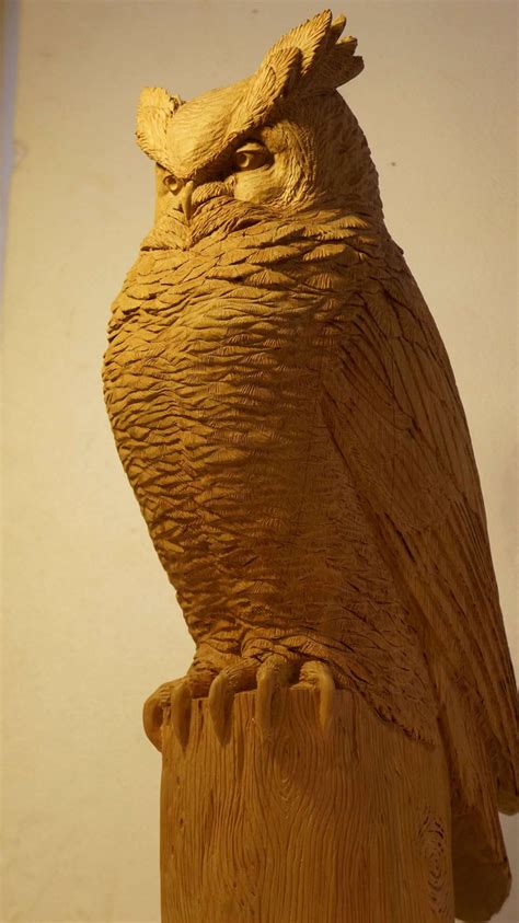 Owl Wood Carving Patterns Pattern Inspiration Daily