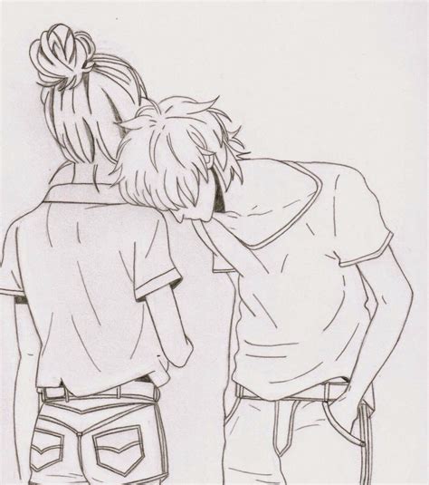 Easy Cute Couple Sketches To Draw Easy Cute Couple Drawing Ideas