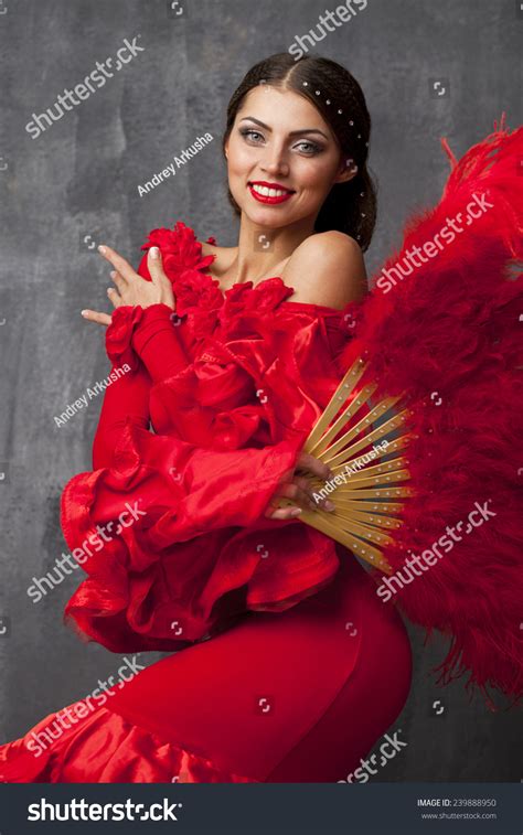 Sexy Woman Traditional Spanish Flamenco Dancer Stock Photo Shutterstock