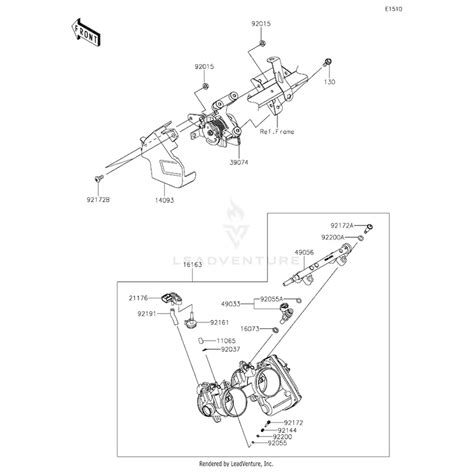 Lever Assembly Throttle By Kawasaki