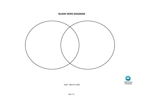 Blank Venn Diagram Examples