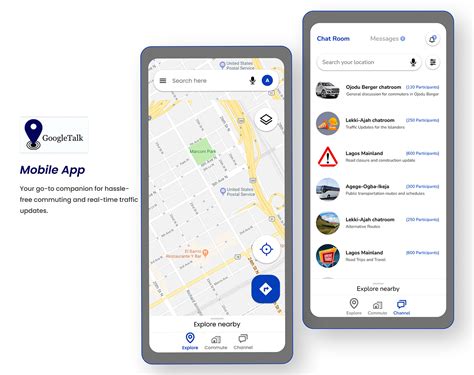 Google Map Added Feature Case Study On Behance