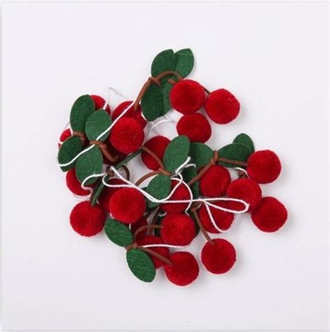 Cotton Cherry Banner For Fruit Party Decor Cherry Vicedeal