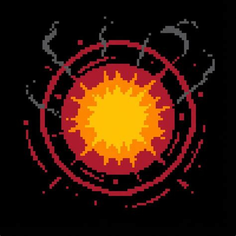 Free Pixel Explosion Art Image Explosion Pixel Art Download At Stockcake