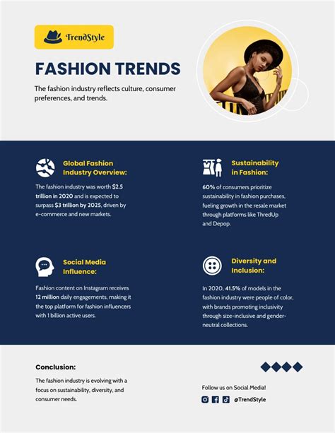 Infographie Des Tendances De La Mode Venngage