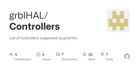 Github Grblhal Controllers List Of Controllers Supported By Grblhal