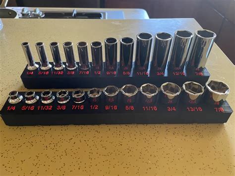 Icon 3 8 Imperial Socket Gridfinity Short Anddeep By Drh108 Makerworld