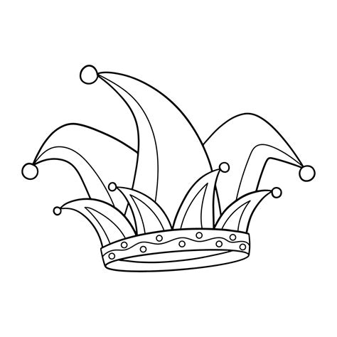 Premium Vector Hand Drawn Jester Hat Illustration