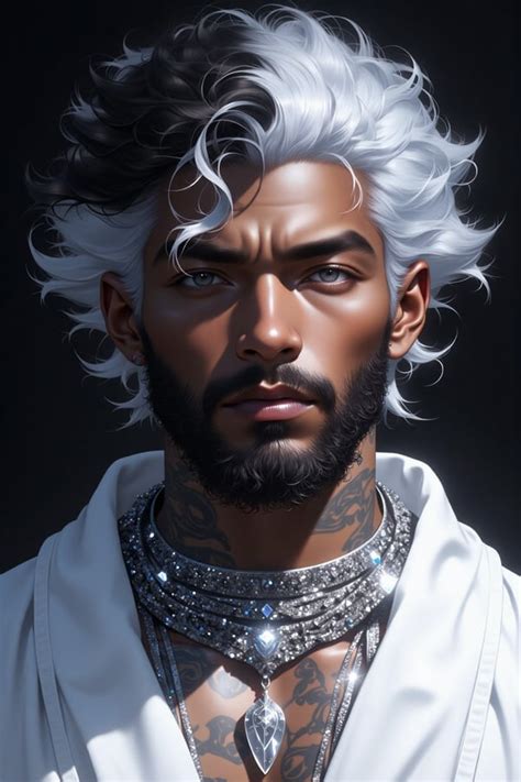 Solo Black Hair 1boy Jewelr Image Created By Nostradamus 2