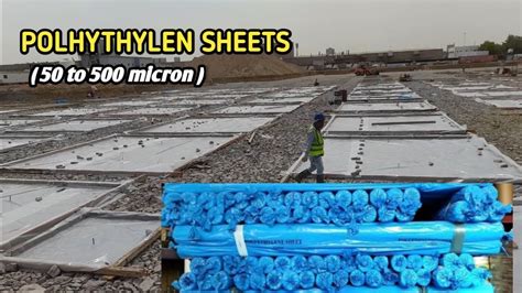 Laying Of Plastic Polythelene Sheet How Important Youtube