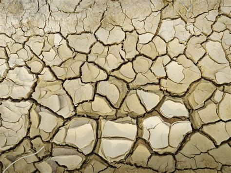 Surface Earth Soil Cracking Due To Hot Weather Stock Image Image Of